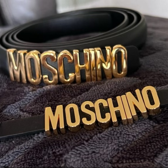 Moschino | Jewelry | Moschino Logolettering Leather Bracelet | Poshmark